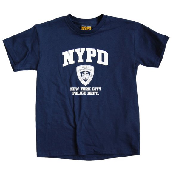 Nypd | Shirts & Tops | Navy Blue Nypd Kids Shirt Size Med | Poshmark